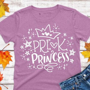 Pre-k Princess Svg, Girl Pre-k Svg, Back to School Svg Files, Kids Svg ...