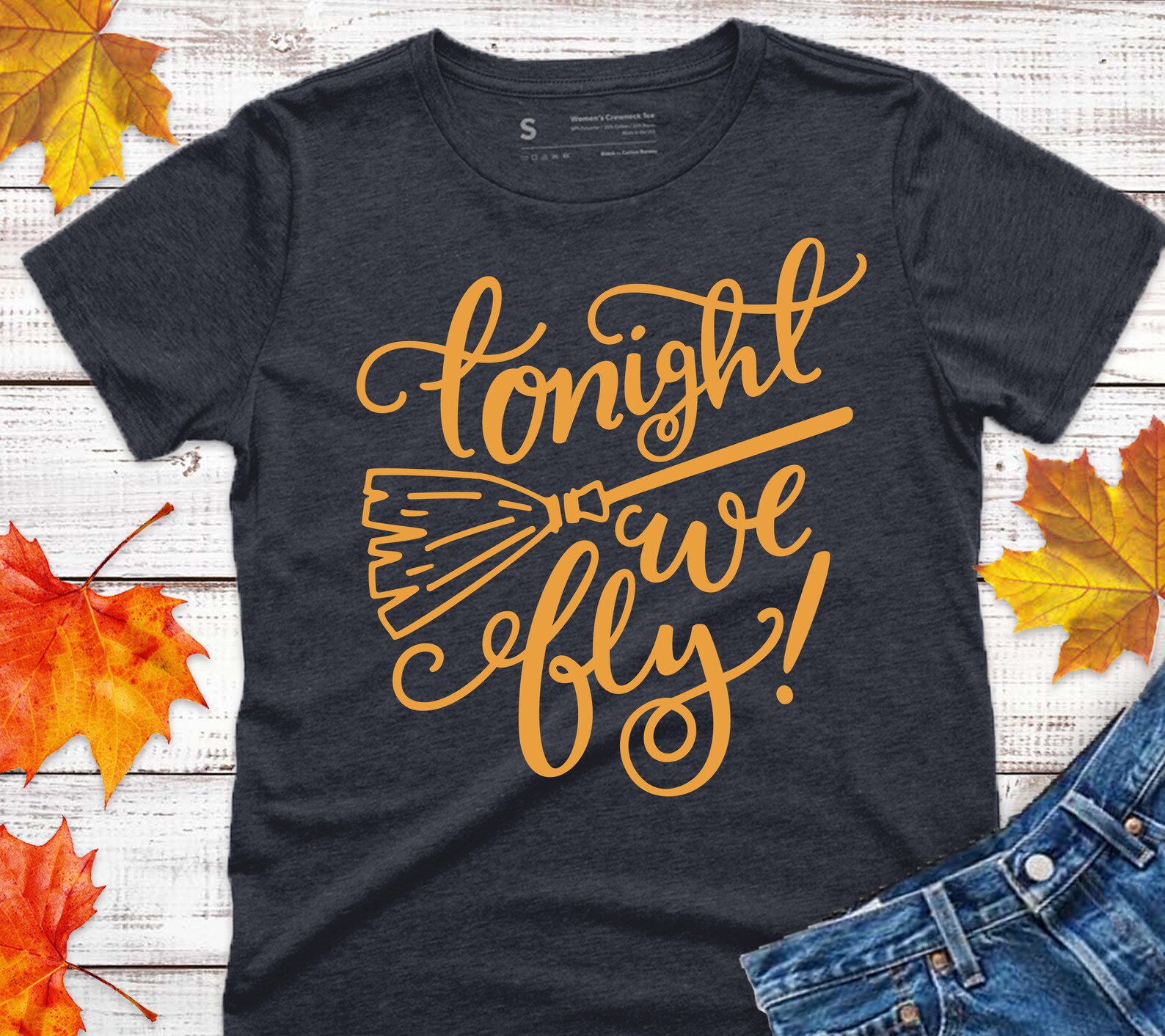 Witch SVG Tonight We Fly Svg Cut File Halloween Svg Quote - Etsy