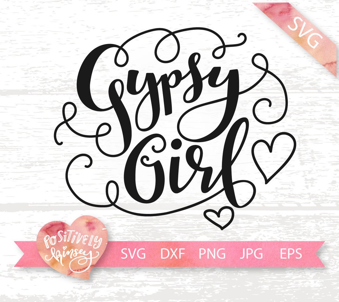 Gypsy Girl SVG Cut File, Boho Svg File, Adventure Svg, Gypsy Svg ...