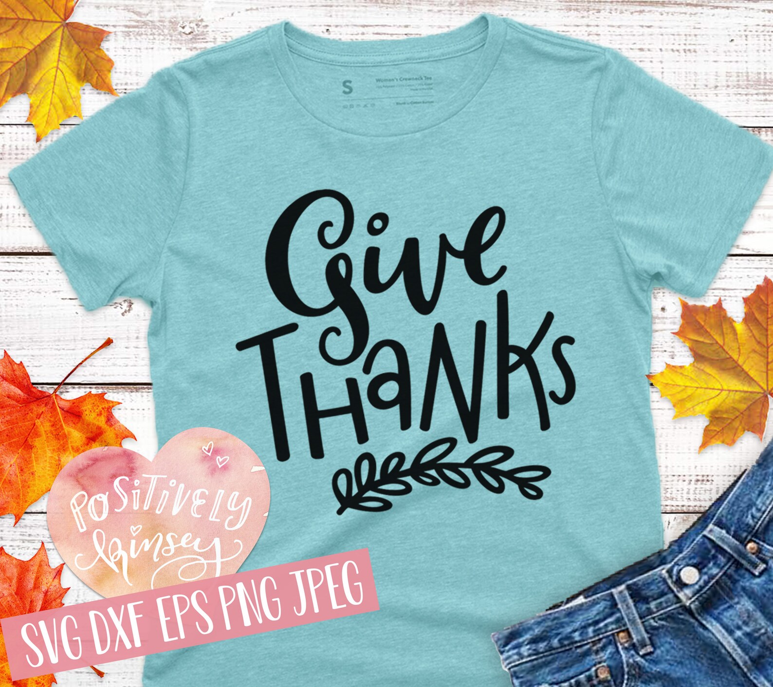 Thanksgiving SVG File Give Thanks SVG Thankful Svg Fall | Etsy