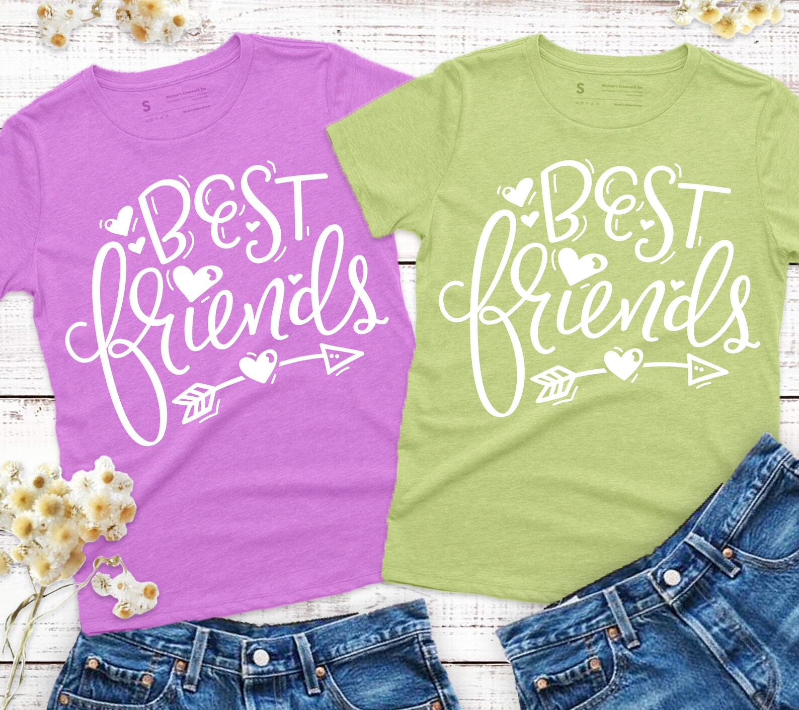 Best Friends SVG Cute Friend SVG Cut File for Matching | Etsy
