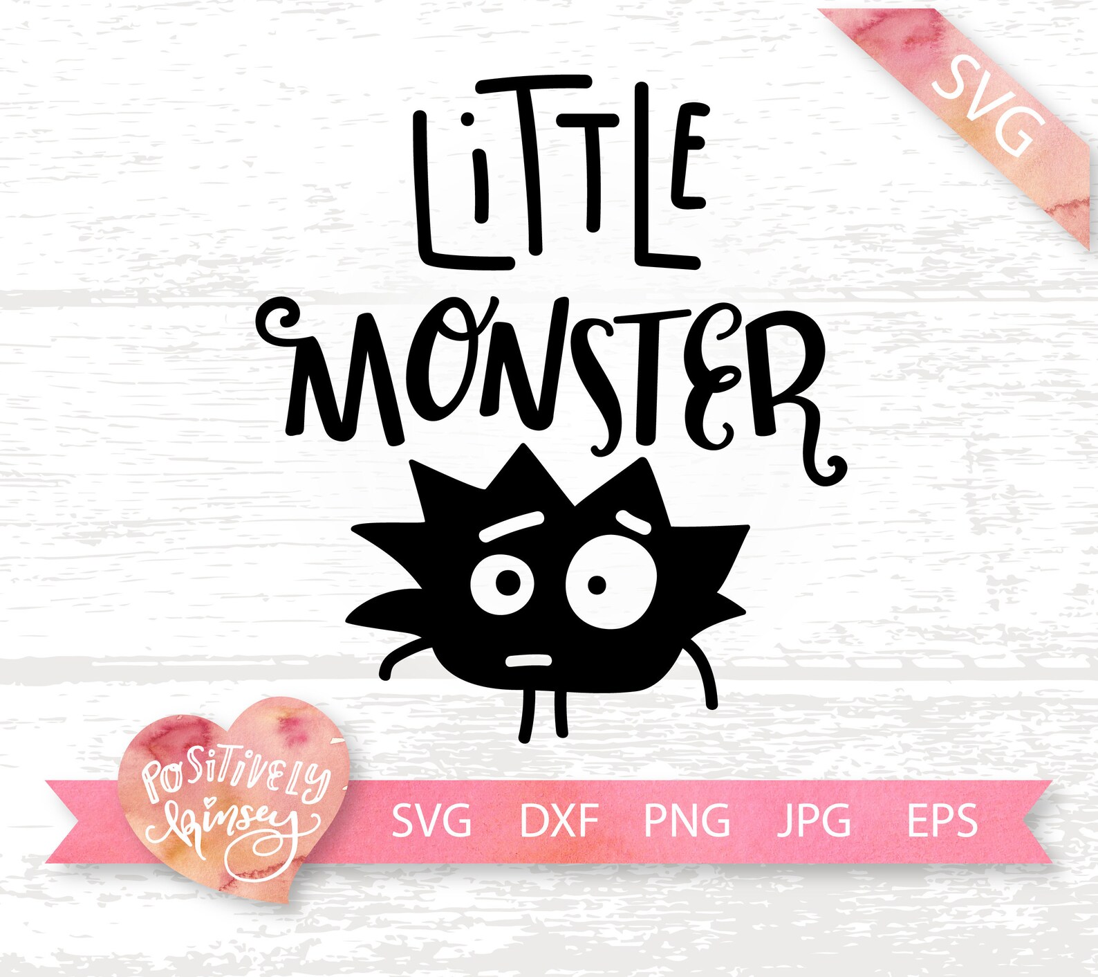 Little Monster SVG Kids Svg Design for Baby Boy Toddler - Etsy