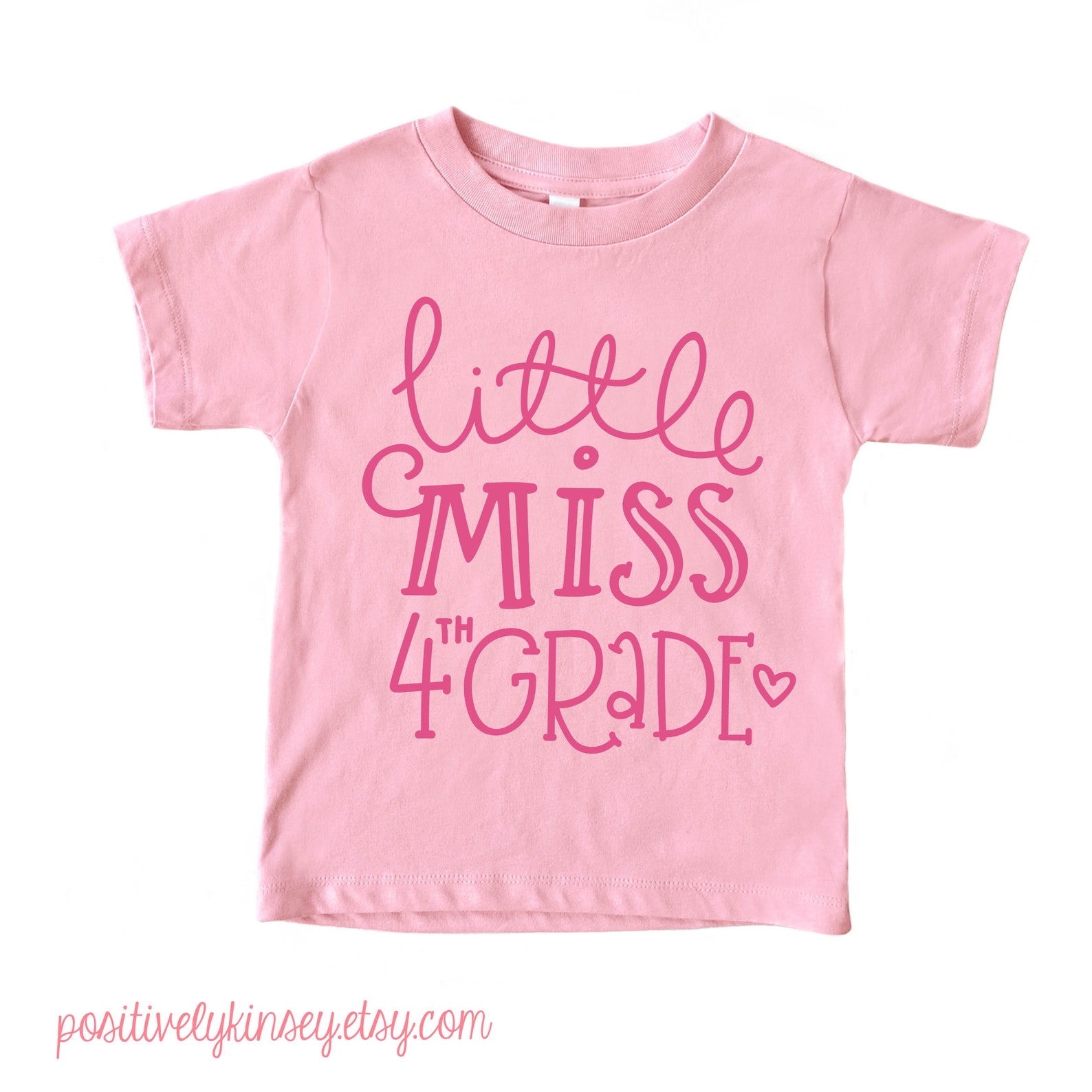 Little Miss 4th Grade SVG First Day of School Svg Fourth | Etsy