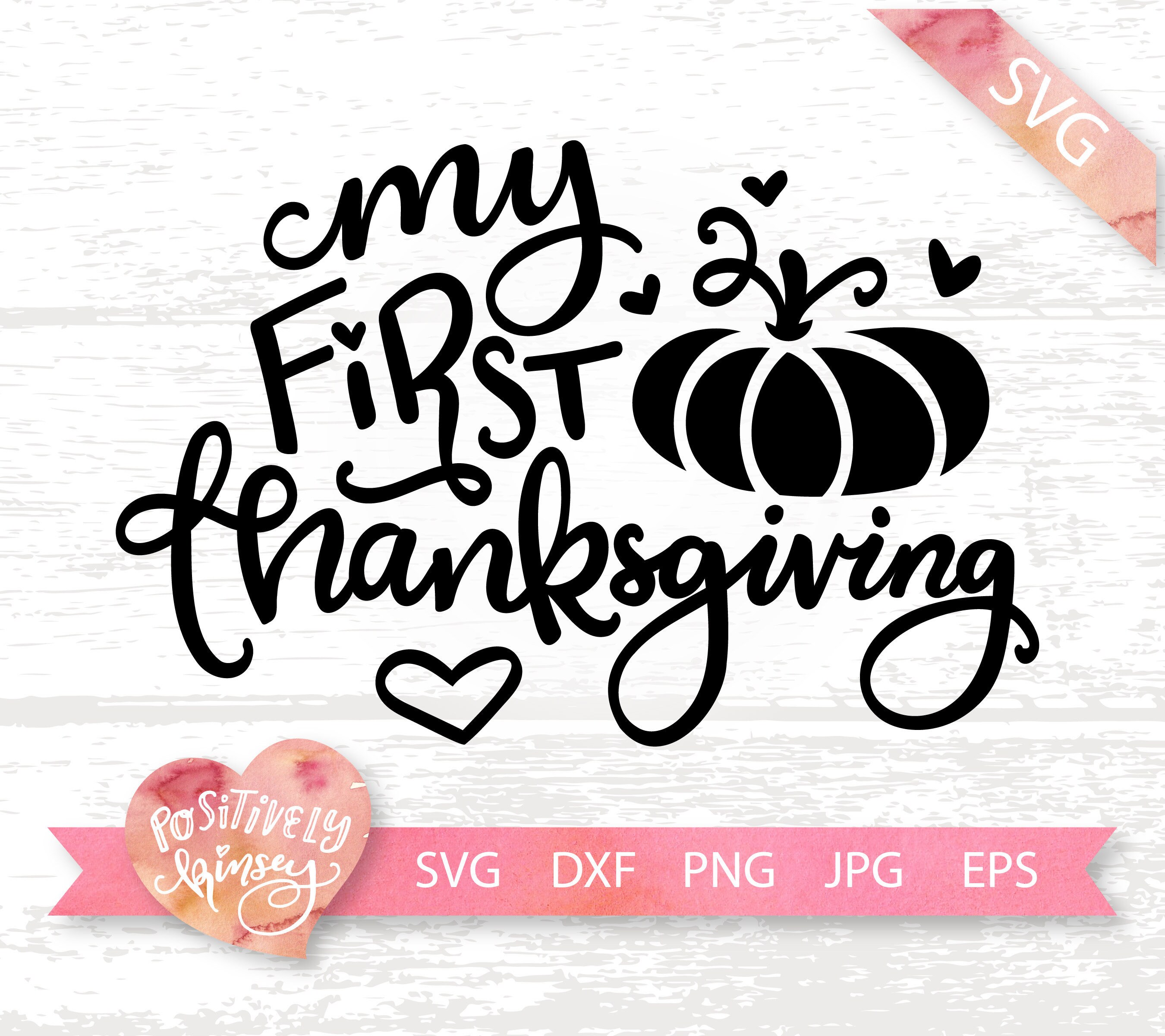 My First Thanksgiving SVG Newboarn Baby Thanksgiving Svg - Etsy