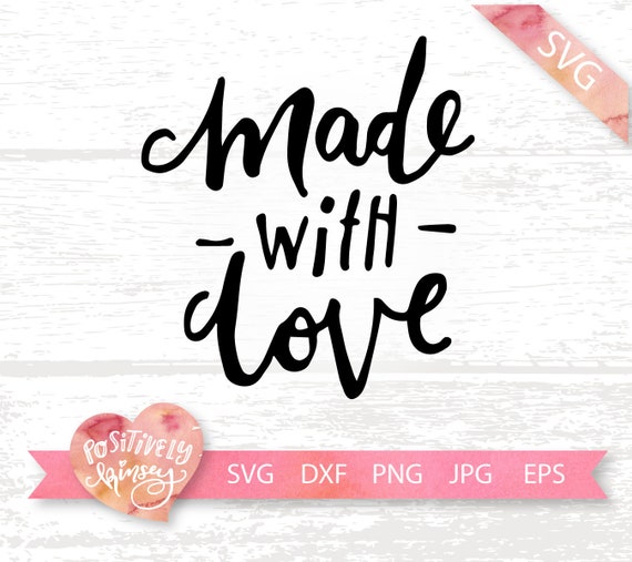 Made With Love SVG Homemade Label Svg Kitchen Svg Baking - Etsy