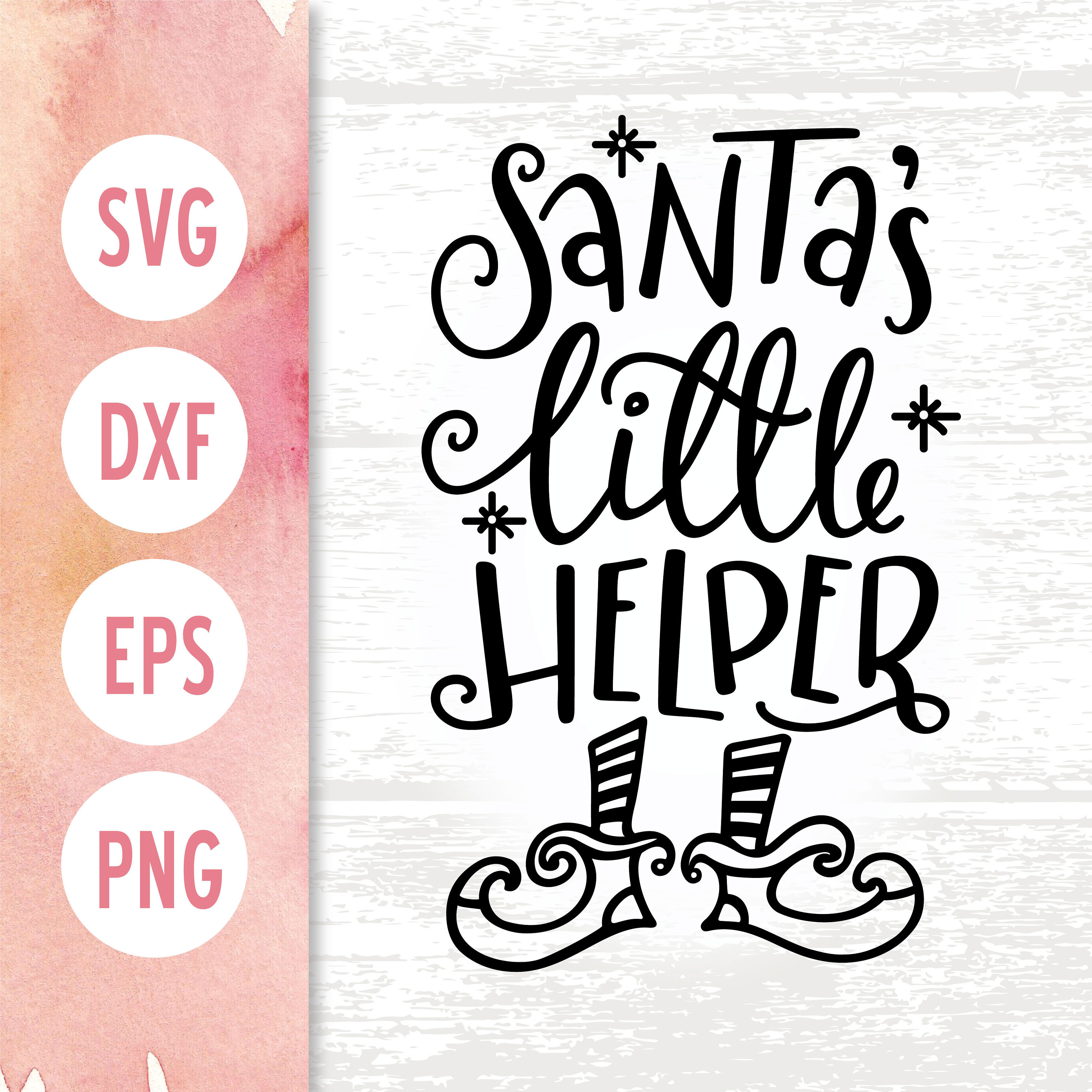 Santa's Little Helper SVG File Kids Christmas SVG Baby | Etsy