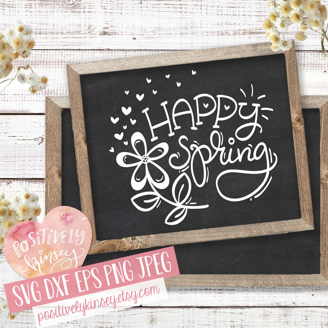 Happy Spring SVG Hand Lettered Svg File for Spring Sign Svg - Etsy