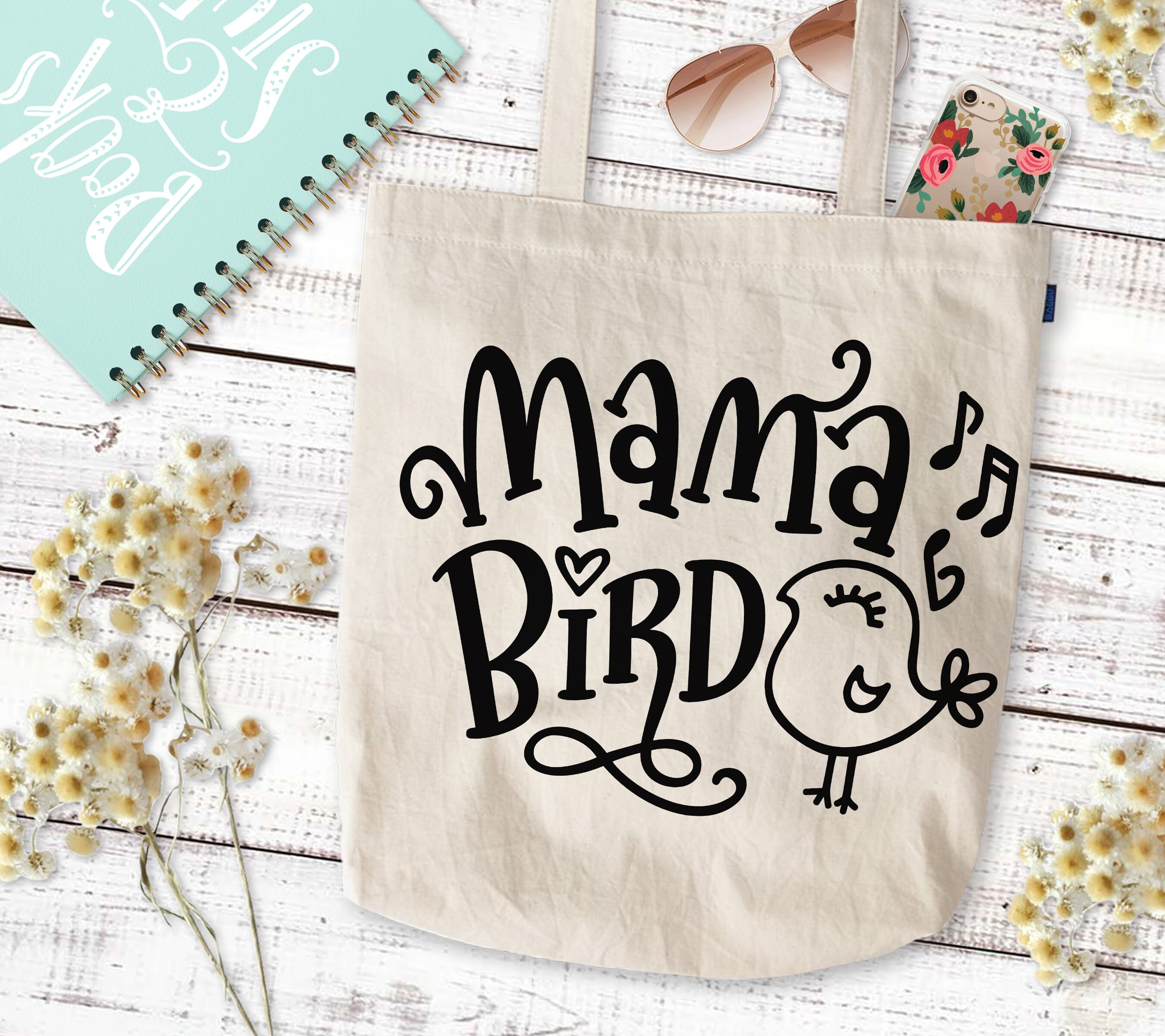 Mama Bird SVG Cute Mom SVG File Mom Shirt Svg Mommy Mama - Etsy