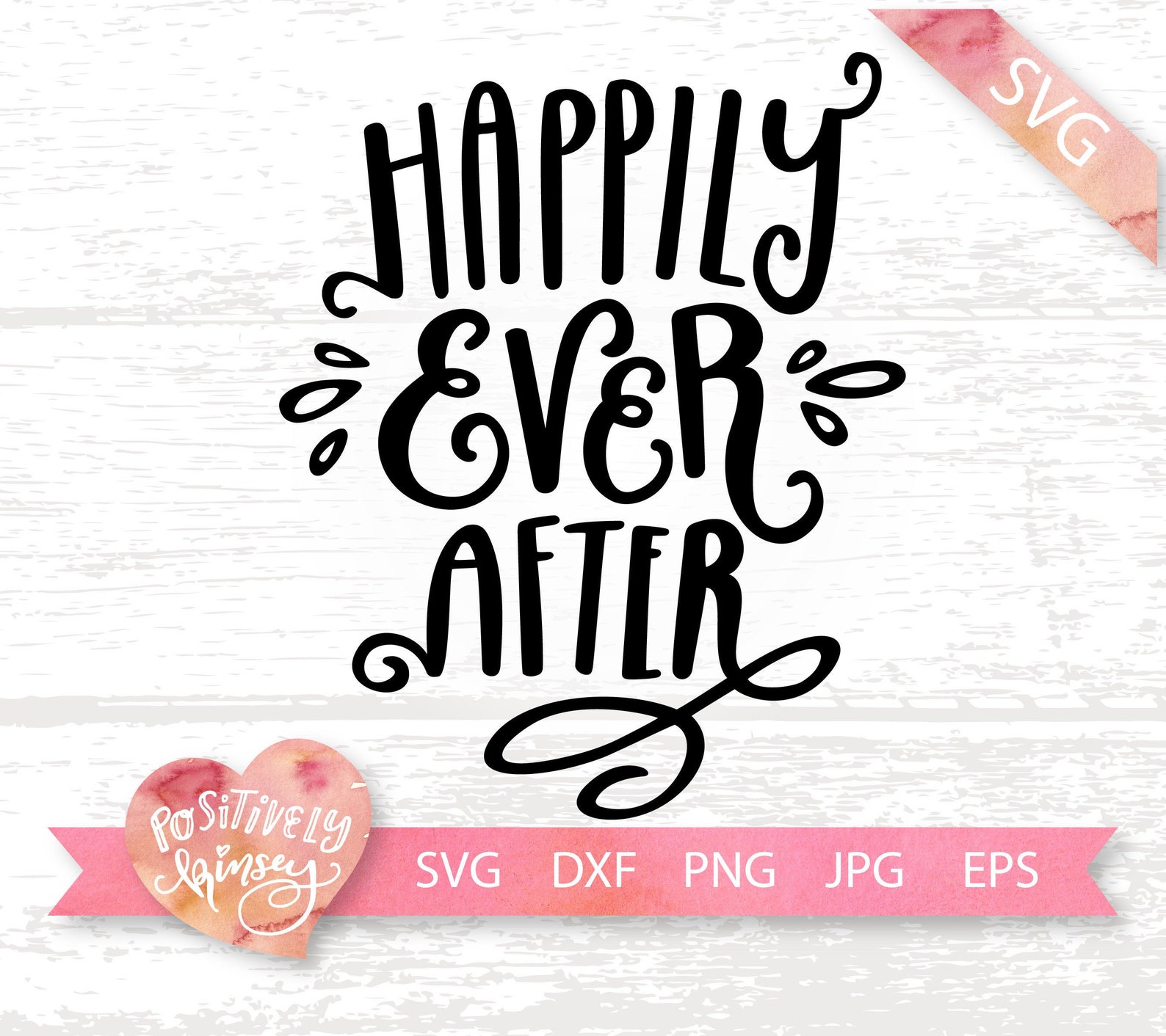 Love SVG Happily Ever After Svg File Mr and Mrs Svg Wedding - Etsy