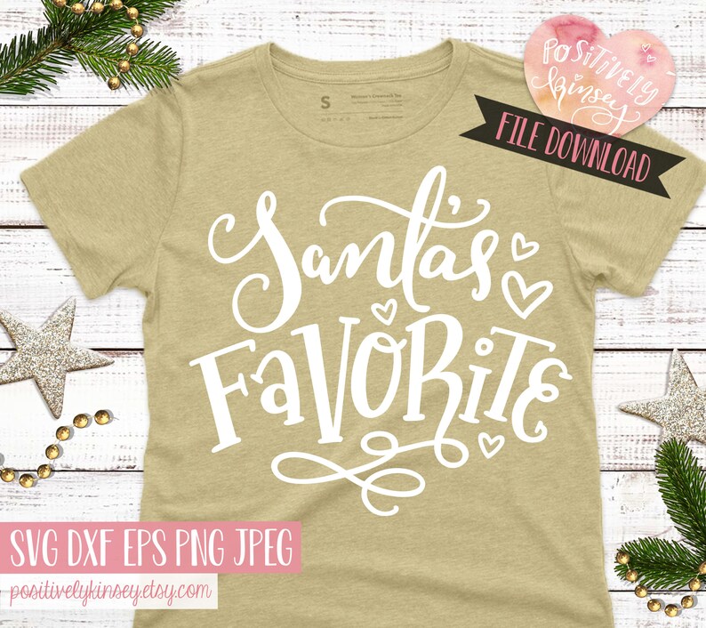 Santa's Favorite SVG File Kids Christmas SVG Baby Boy - Etsy