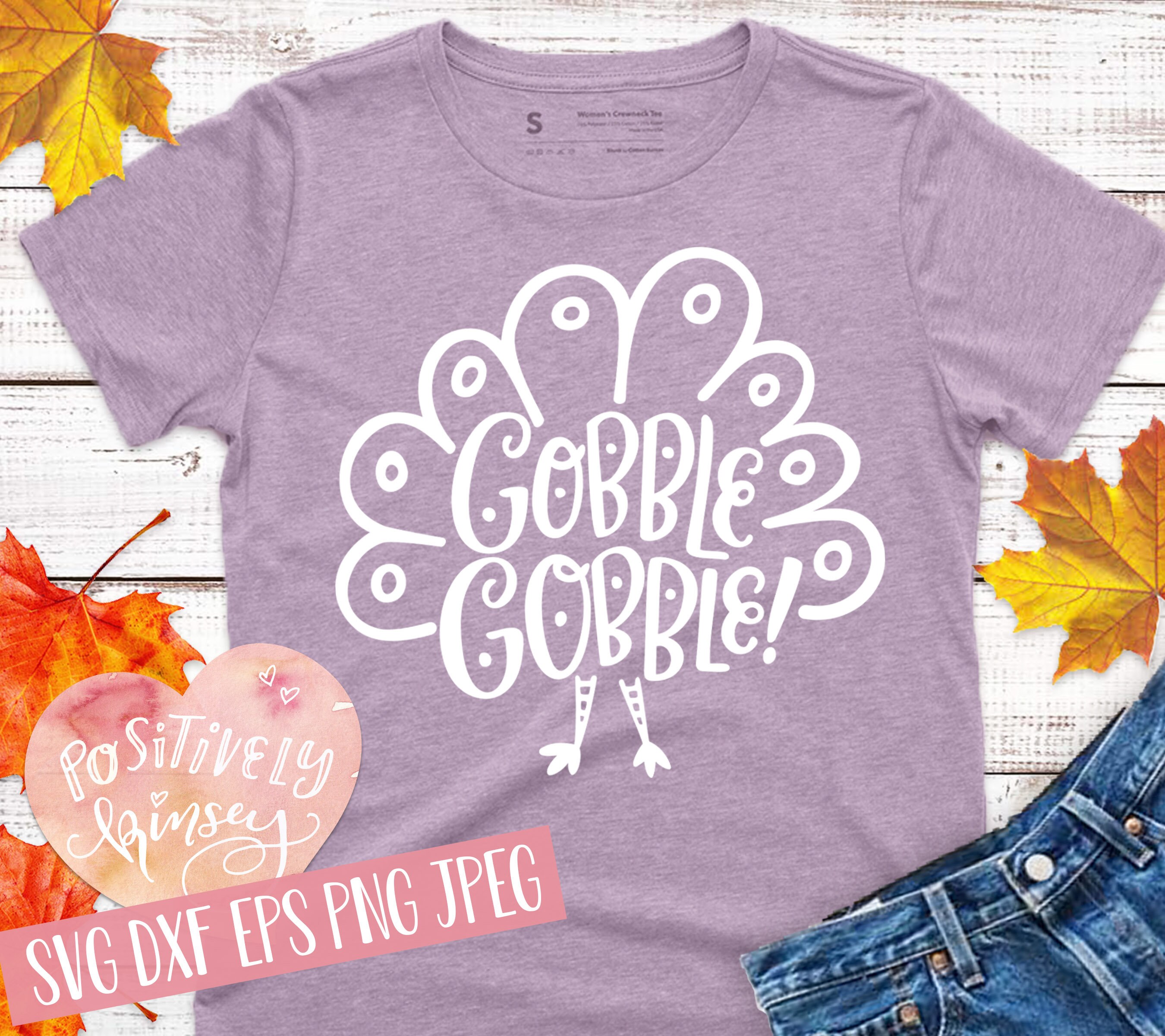 Thanksgiving SVG File Gobble Gobble Svg Turkey Svg Funny - Etsy