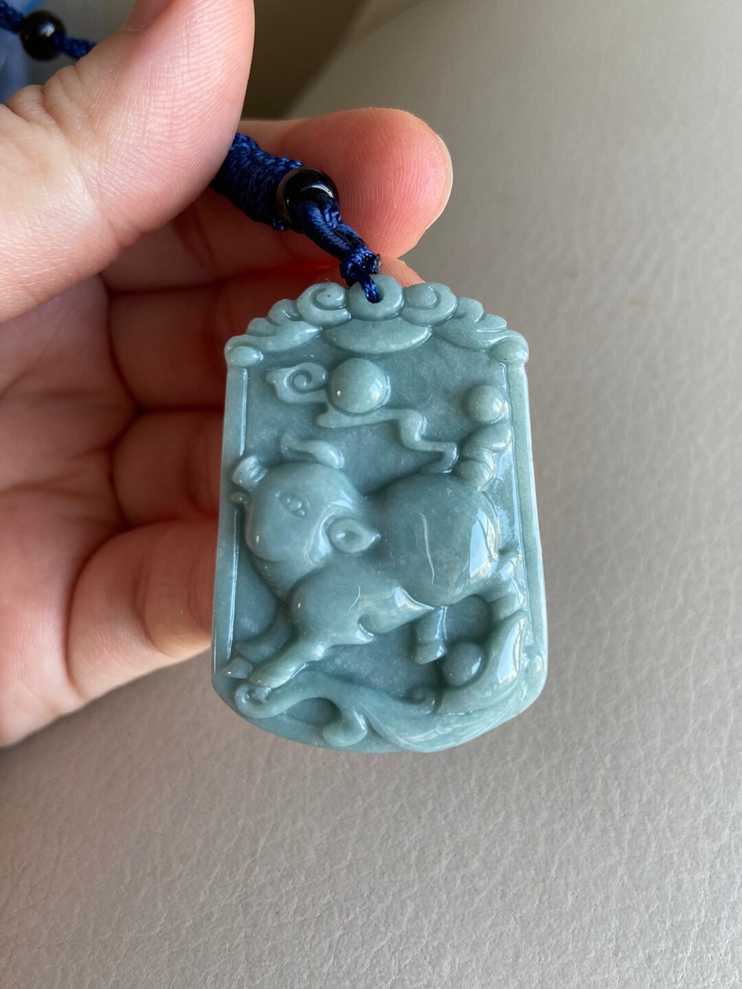 Pig Jadeite Jade Pendant, Light Green, Natural Grade A Jade, Burmese ...