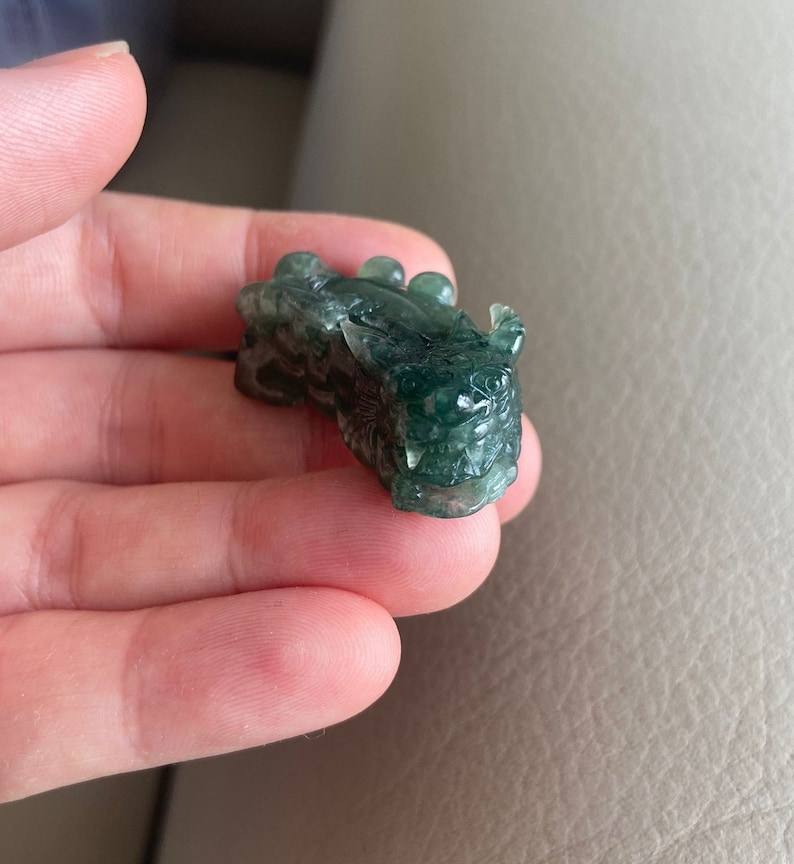 Chinese Pixiu 貔貅 Jadeite Jade Pendant Light Green Natural - Etsy