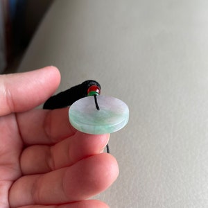 Jadeite Jade Donut Pendant, Light Green, Natural Grade A Jade, Burma ...