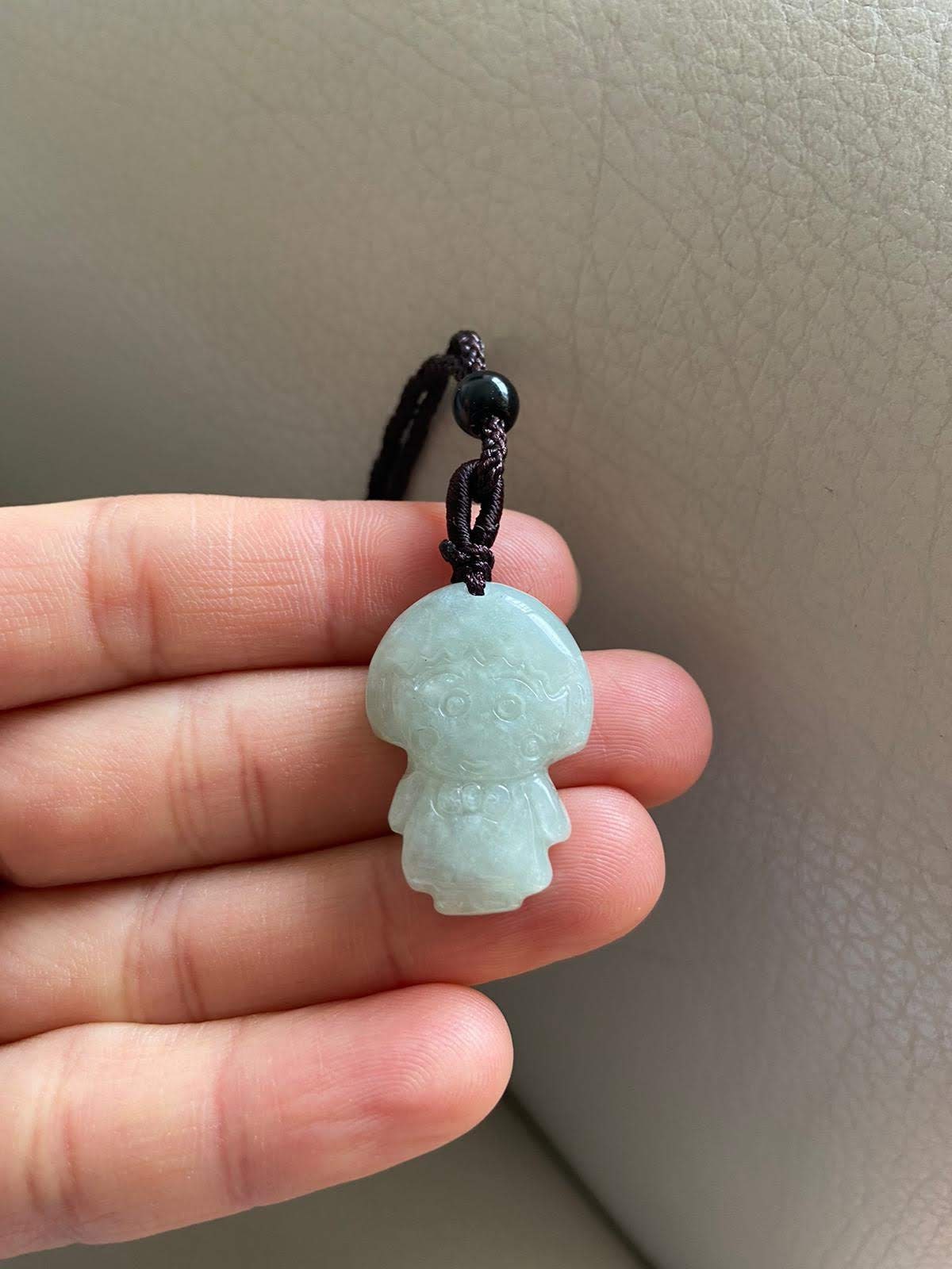 Japan Chibi Maruko Jadeite Jade Pendant for Necklace Light | Etsy