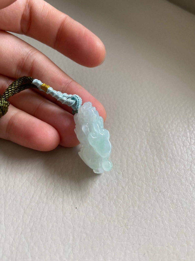 Chinese Pixiu Jadeite Jade Pendant for Necklace Green - Etsy