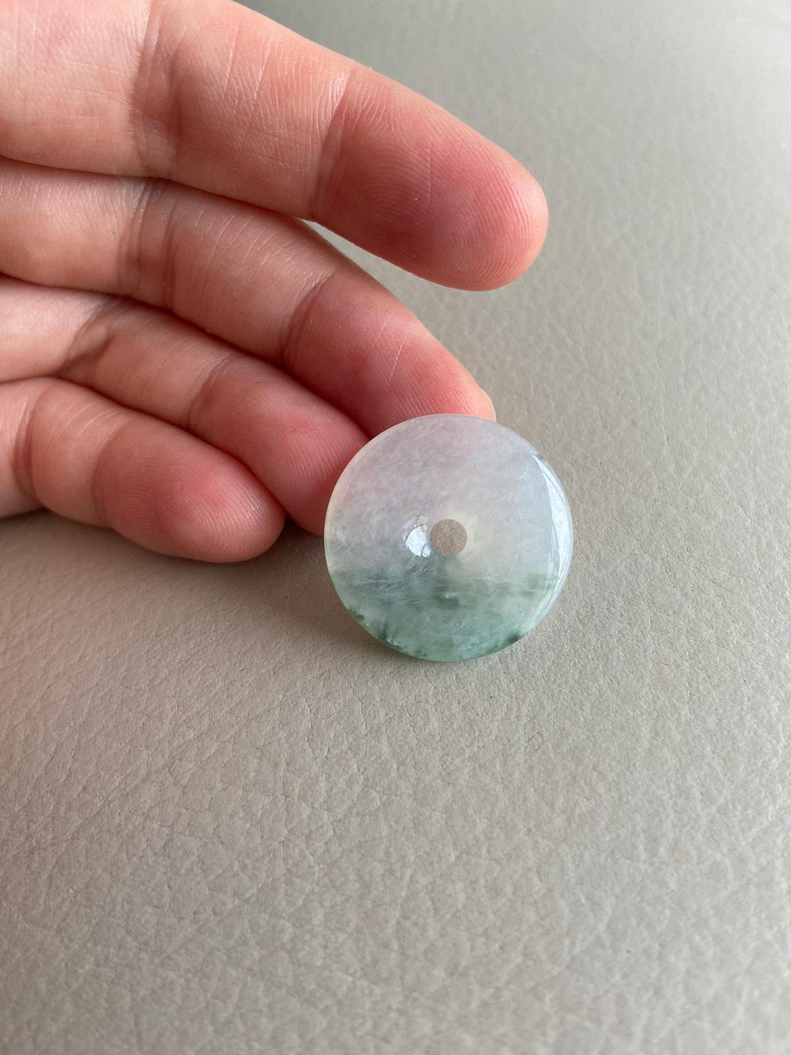 25.0mm Jadeite Jade Green Donut Pendant Natural Grade A Jade | Etsy