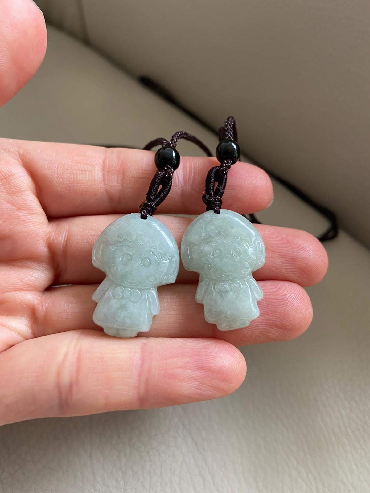 Japan Chibi Maruko Jadeite Jade Pendant for Necklace Light | Etsy
