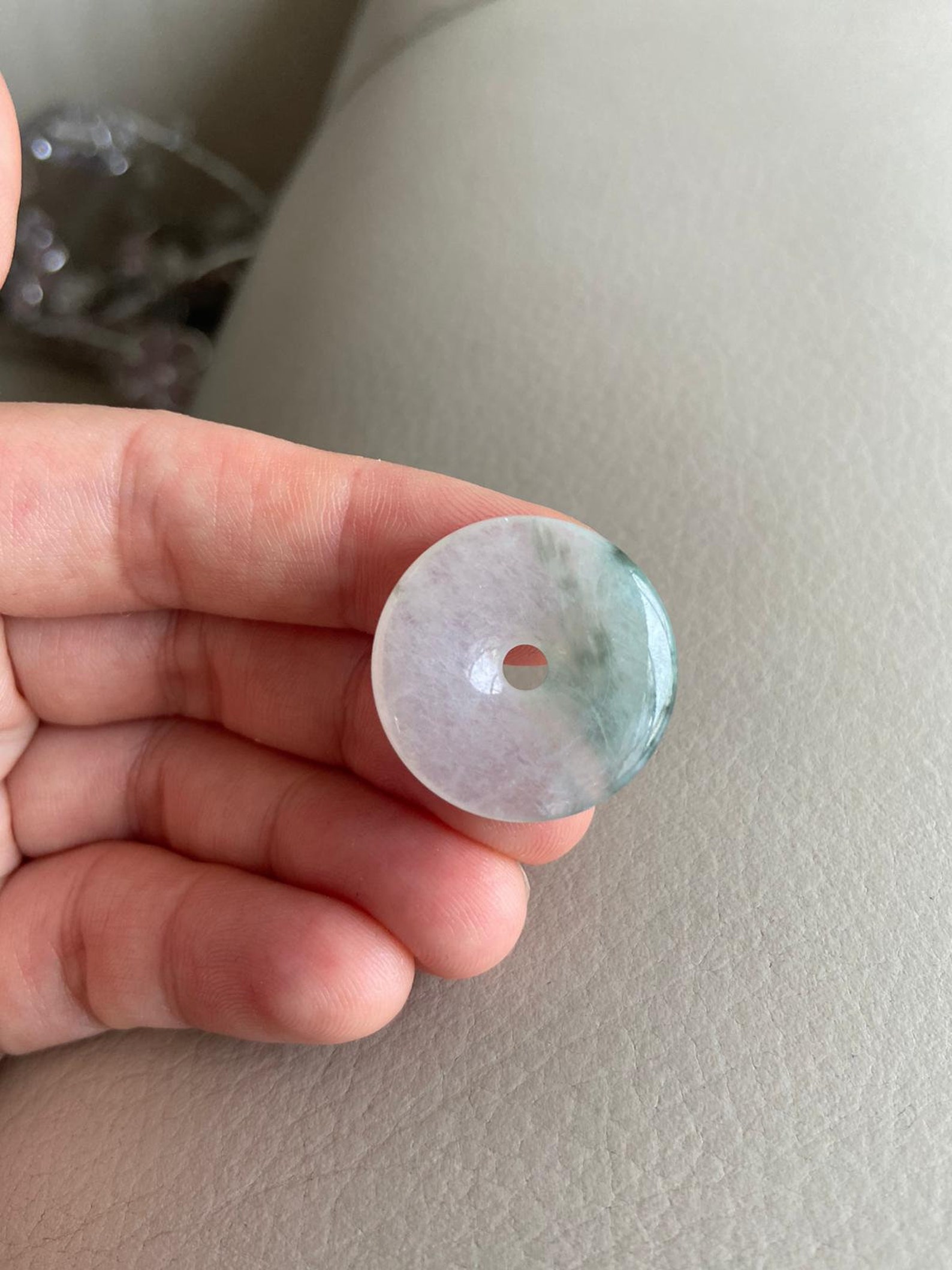 25.0mm Jadeite Jade Green Donut Pendant Natural Grade A Jade | Etsy