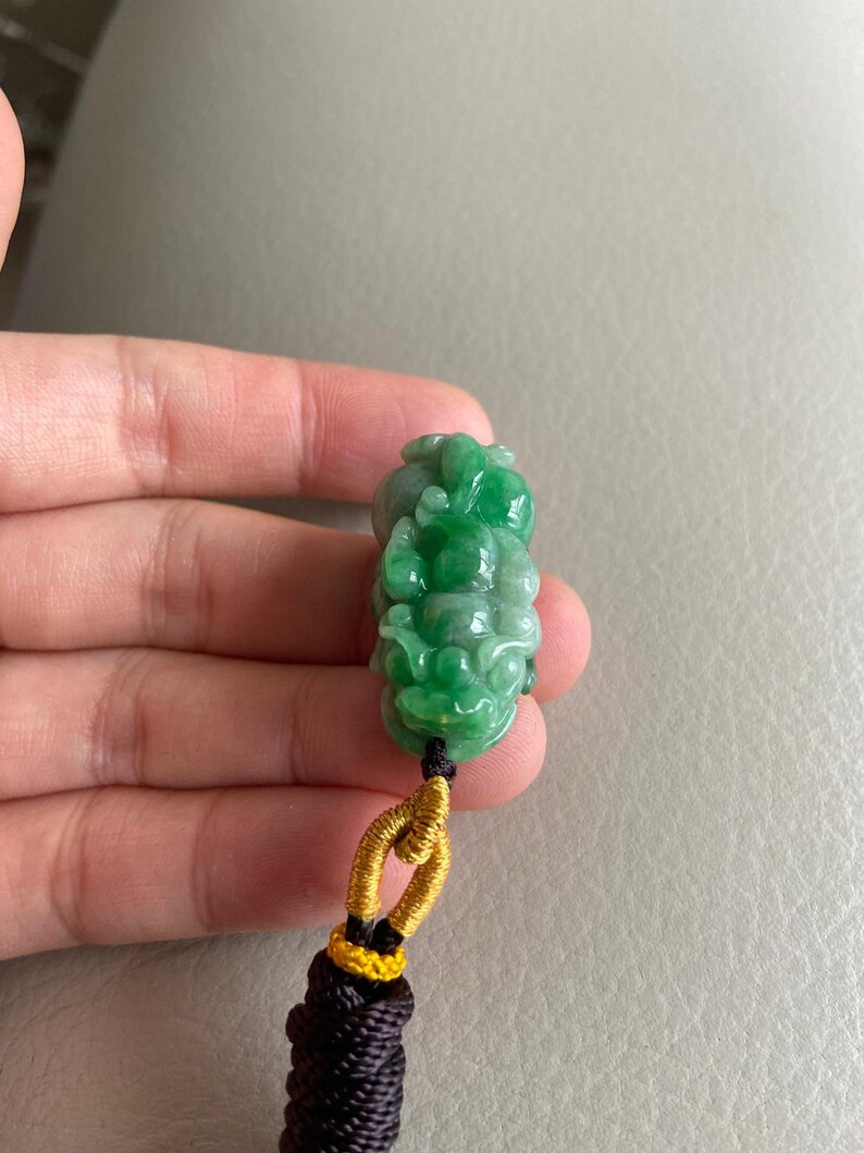 Chinese Pixiu 貔貅 Jadeite Jade Pendant Green Natural Grade | Etsy
