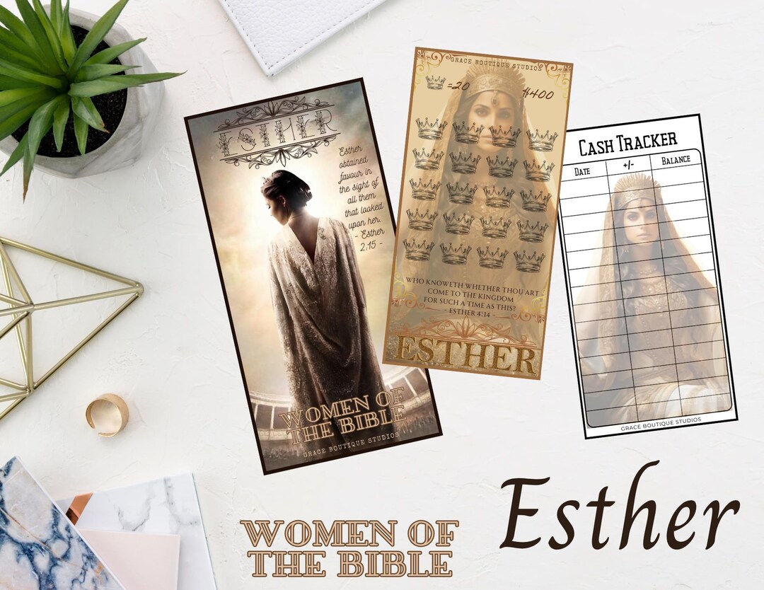 Queen Esther Saving | Women of the Bible Series | A6 Binder | Bible ...
