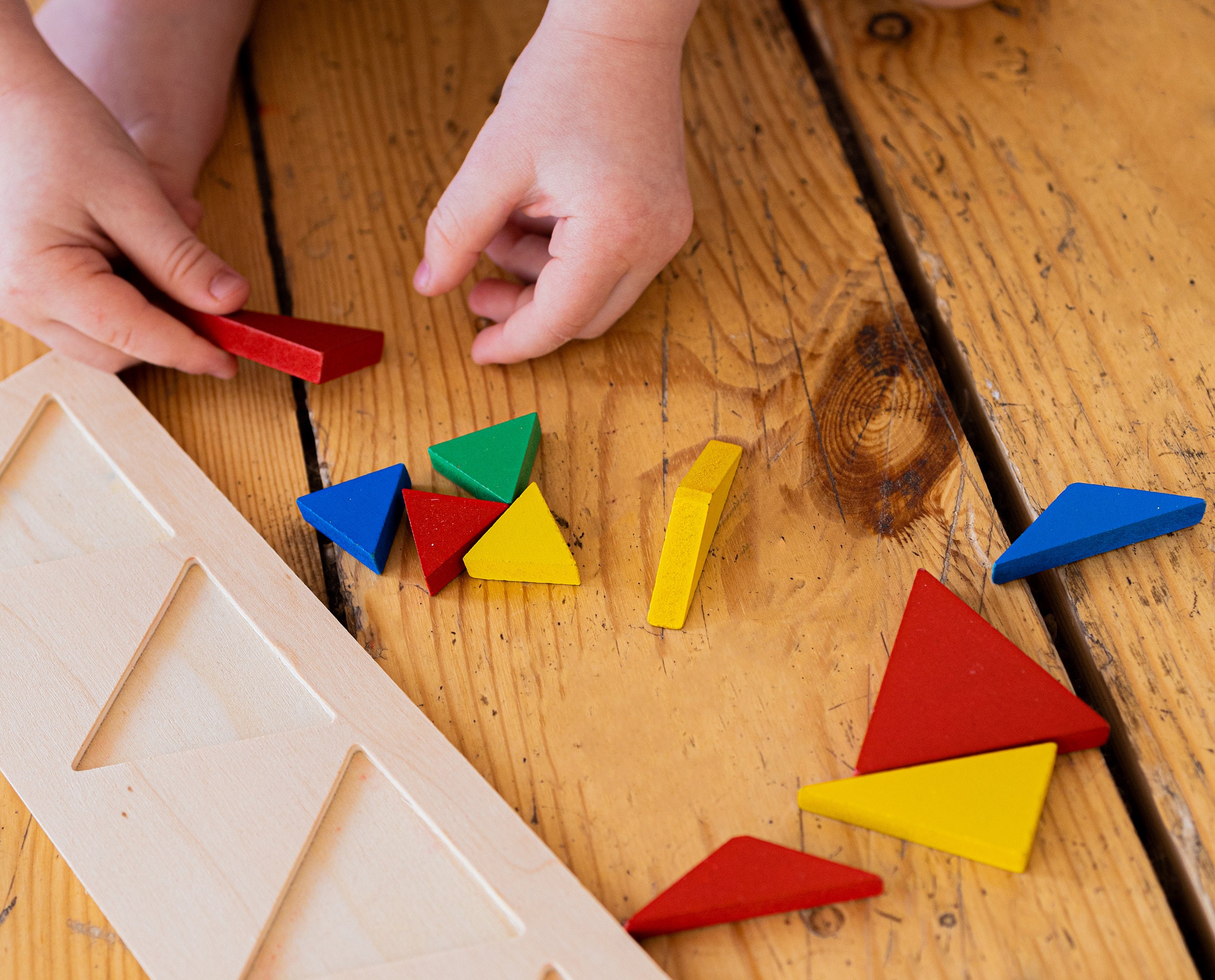 Color sorting wooden puzzle Shape sorter Montessori Baby | Etsy