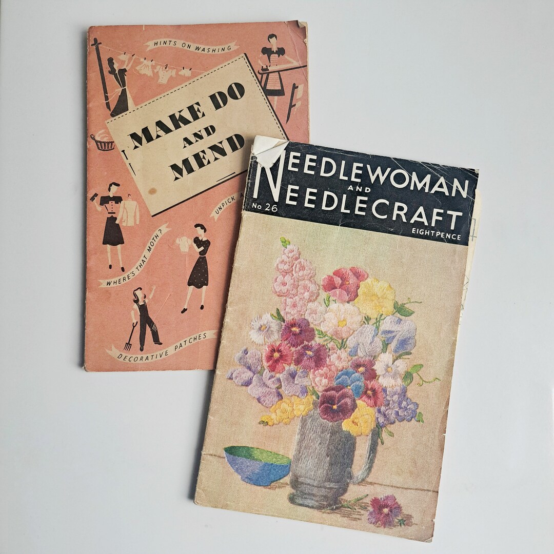 1940s Vintage Sewing Pamphlets. WWII Make Do and Mend and - Etsy