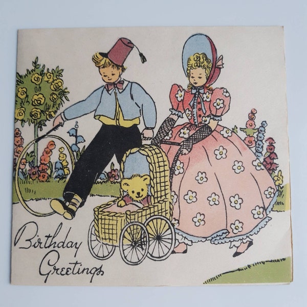 Antique 1930s Card - Etsy