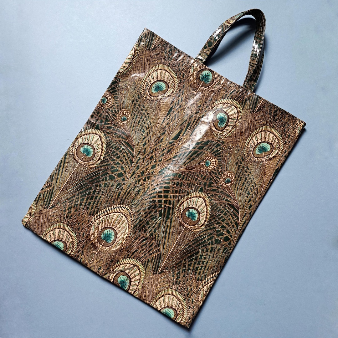 LIBERTY HERA - Vintage 1990s Oilcloth Tote Bag by Liberty of London ...