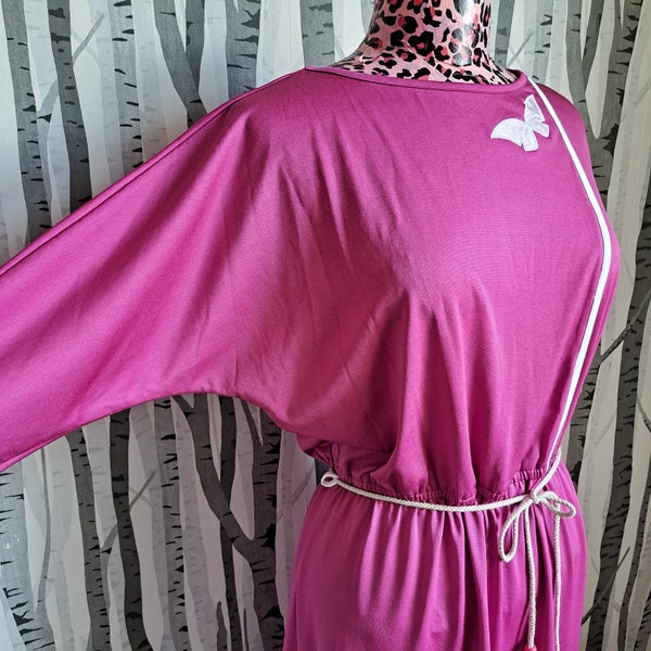 Raspberry Pink Dress - Etsy UK