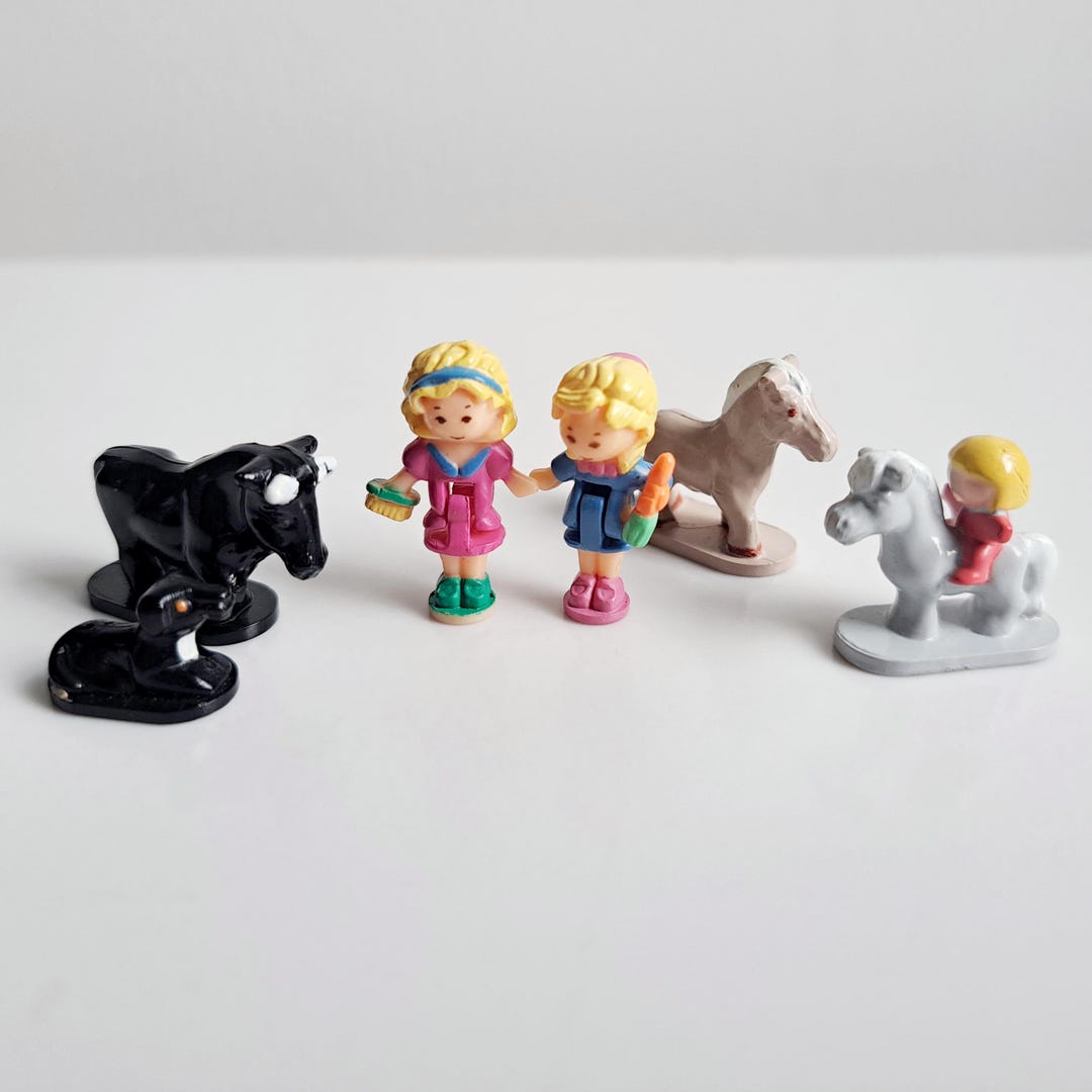 Vintage 1990s Polly Pocket Figures: Bluebird Toys, Farm Animals - Etsy