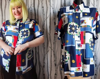 Nautical Blouse - Etsy UK