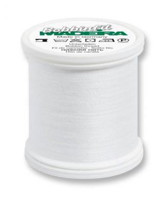 Madeira Bobbinfil 60 1000 M Embroidery Thread White | Etsy