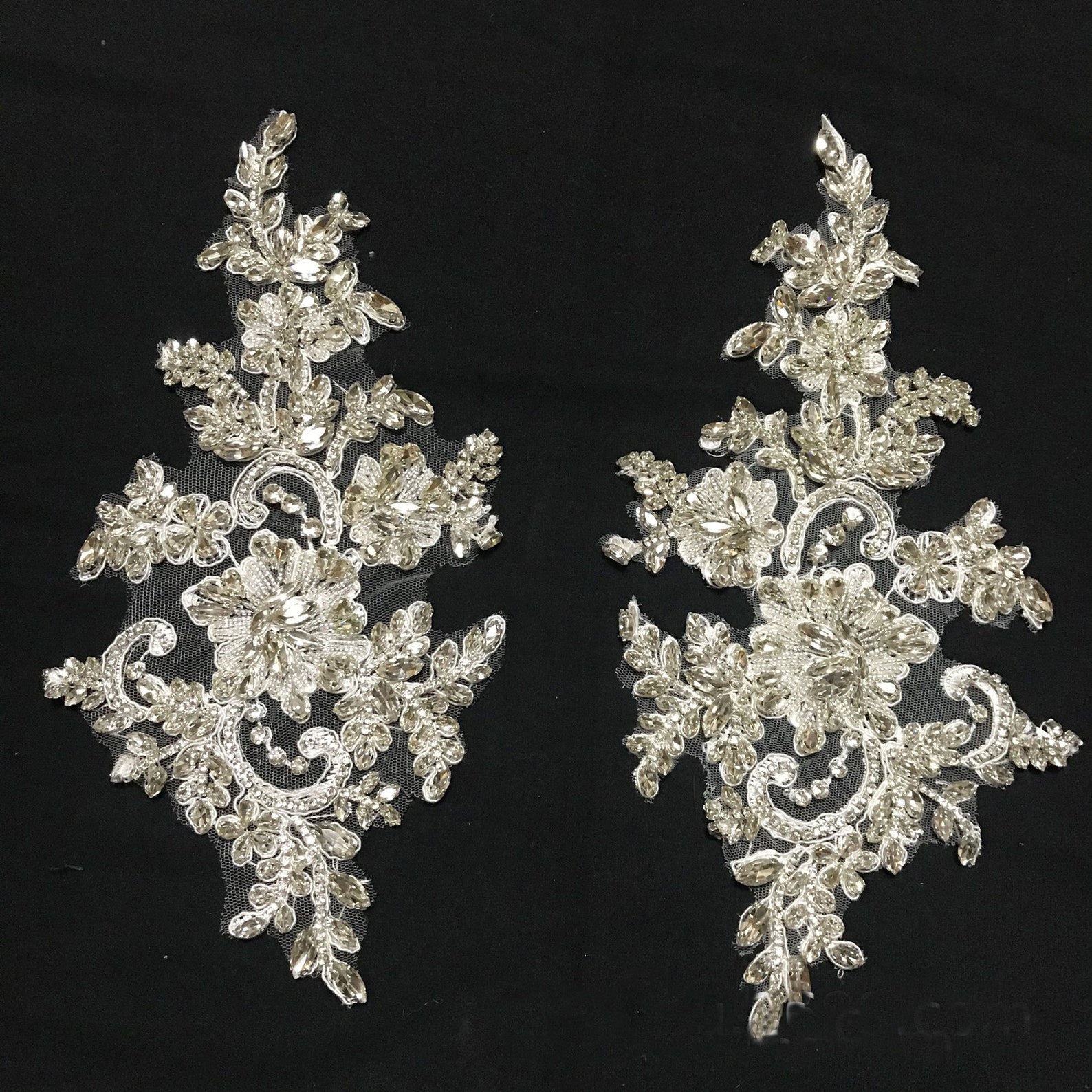 Sparkling Rhinestone Applique Crystal Diamante Patch for - Etsy