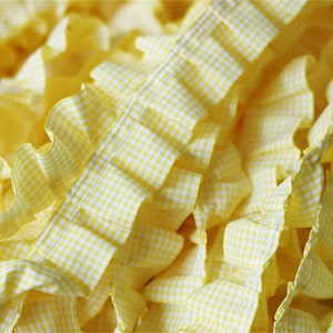 Checked Ruffled Trim Pleated Folded Edging for Stage Dresss Decoration ...