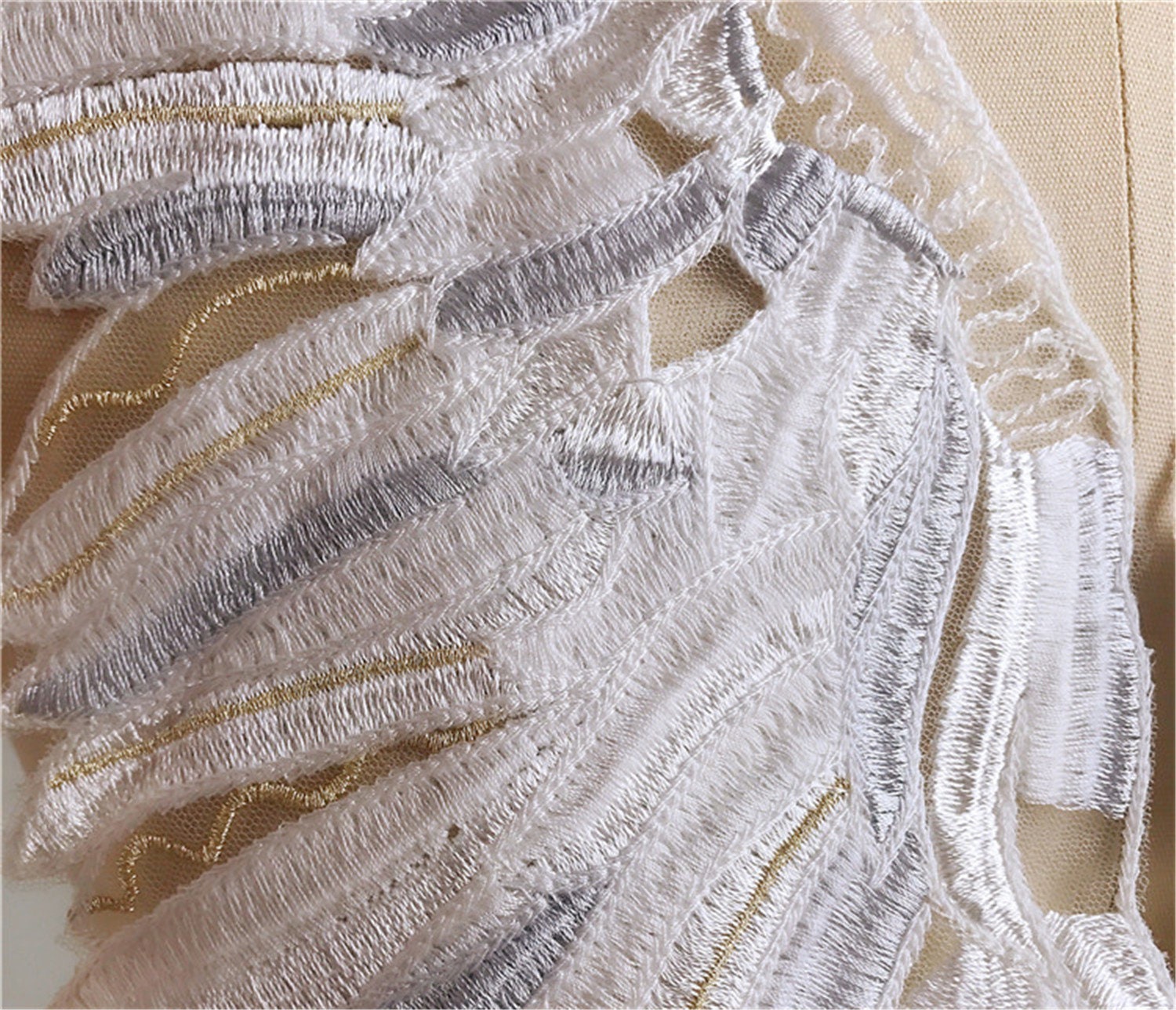 Angel Wing Lace Applique Embroidery Lace Patch for Bridal | Etsy