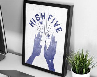High Five Wall Art - Etsy