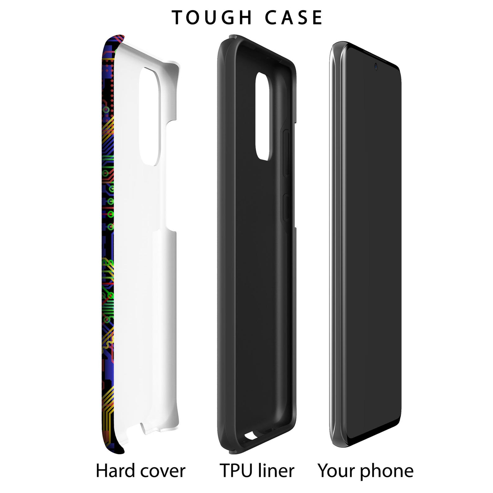 Multilayer Circuit Board Design Phone Case - for Samsung Galaxy S25 ...