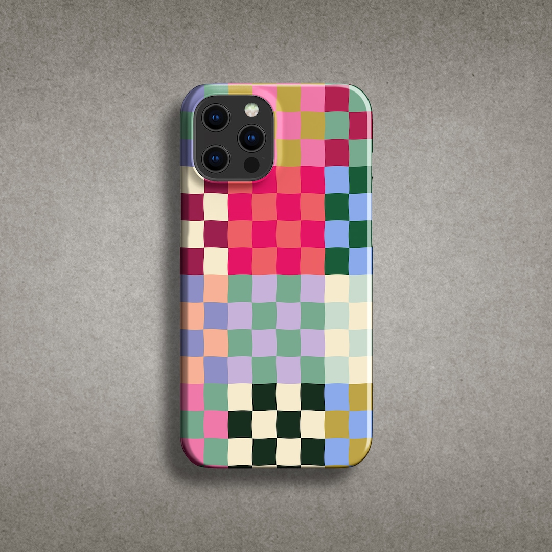Designer Colorful Checkerboard Phone Case - for Apple iPhone 17 Pro Max ...