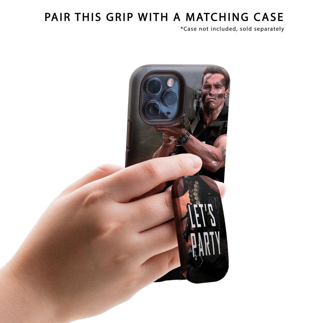 Arnold Schwarzenegger Commando Phone Stand - Let's Party Grip ...