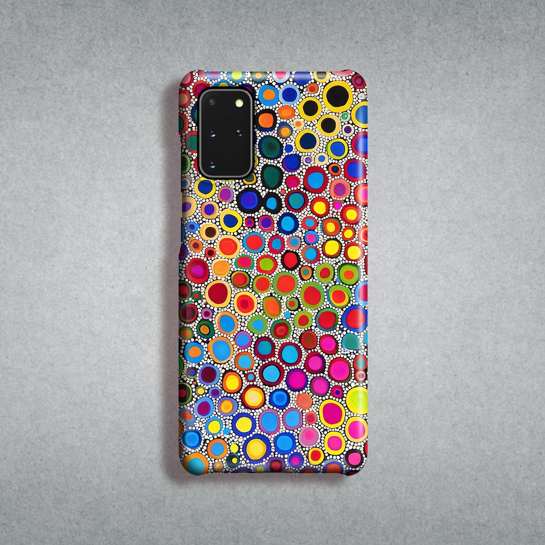 Bush Flowers Aboriginal Inspired Rainbow Phone Case - for Samsung ...