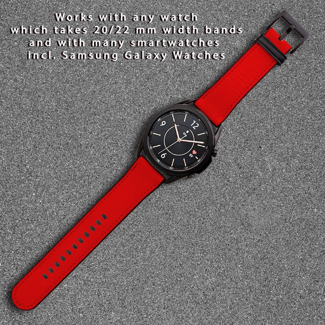 Rosso Corsa Band Ferrari Red for Traditional & Smartwatches Incl ...