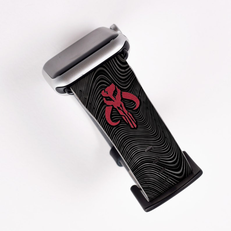 Red Mythosaur Beskar Star Wars Apple Watch Band - Strap 40mm 41mm 38mm ...