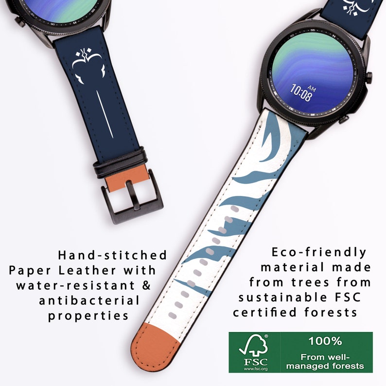 Ahsoka Tano Band for Traditional & Smartwatches Incl. Samsung Galaxy ...