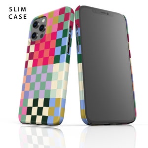 Designer Colorful Checkerboard Phone Case - for Apple iPhone 17 Pro Max ...