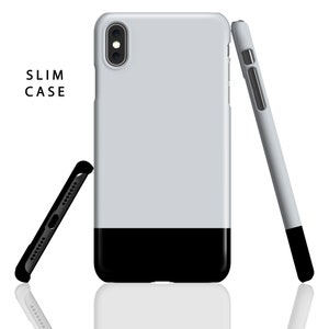 Minimalist Two Tone Phone Case - for iPhone 17 Pro Max iPhone 16 Pro ...