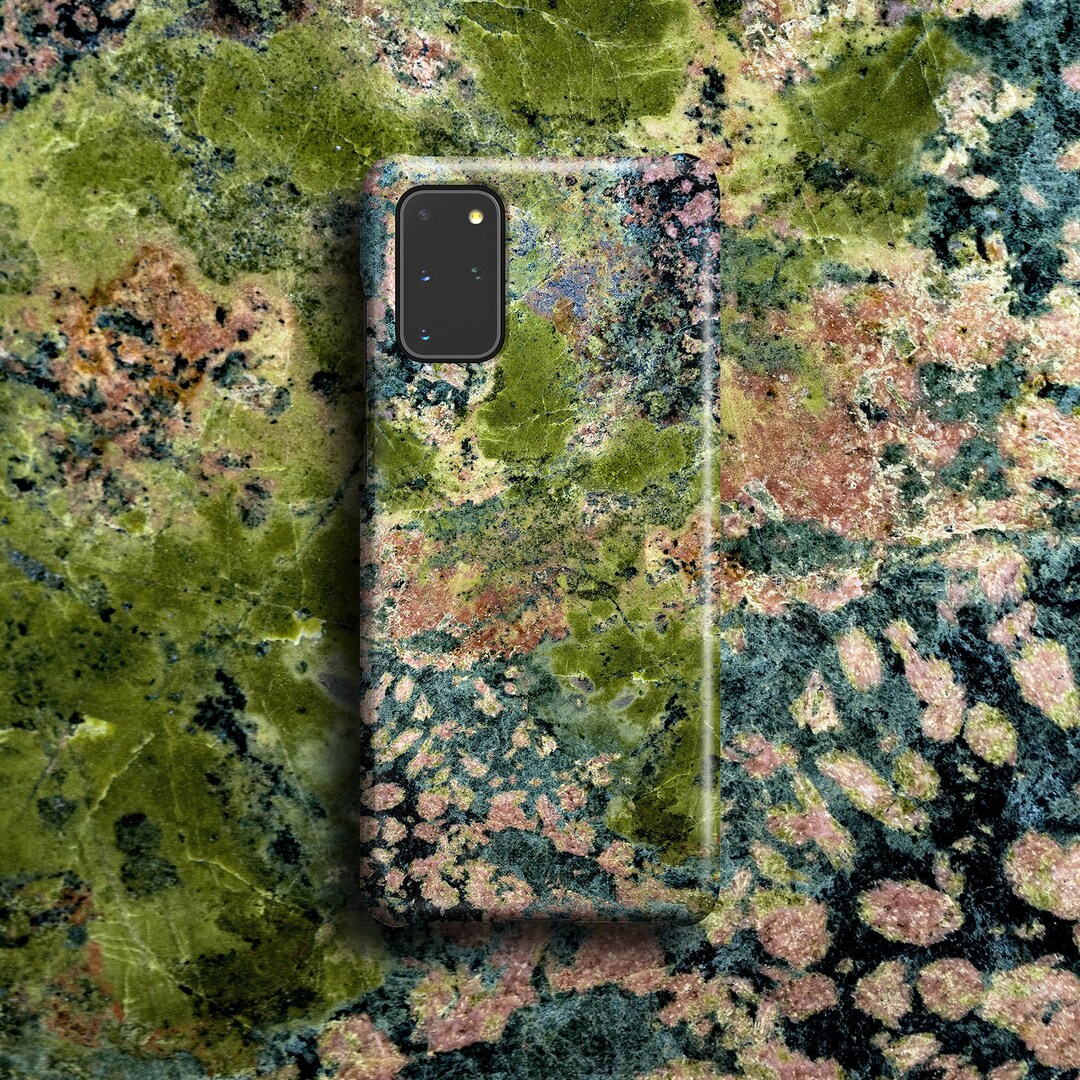 Pink Green Granite Phone Case -for Samsung Galaxy S25 Ultra S24 Plus ...