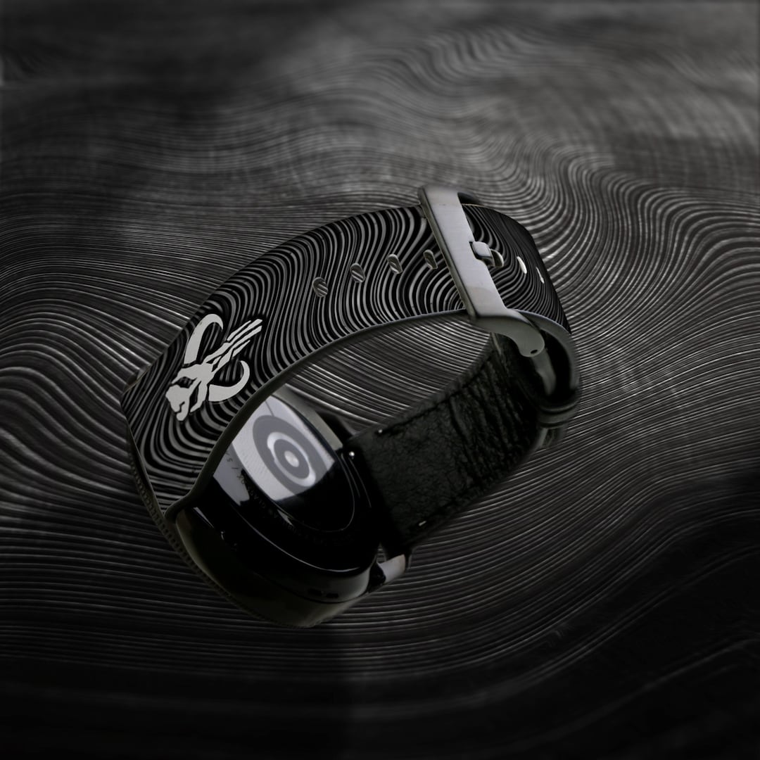 Silver Mythosaur Beskar Band for Traditional & Smartwatches Samsung ...