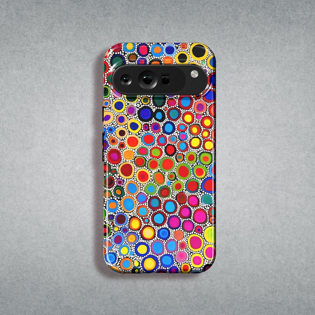 Bush Flowers Aboriginal Inspired Rainbow Phone Case | for Google Pixel ...