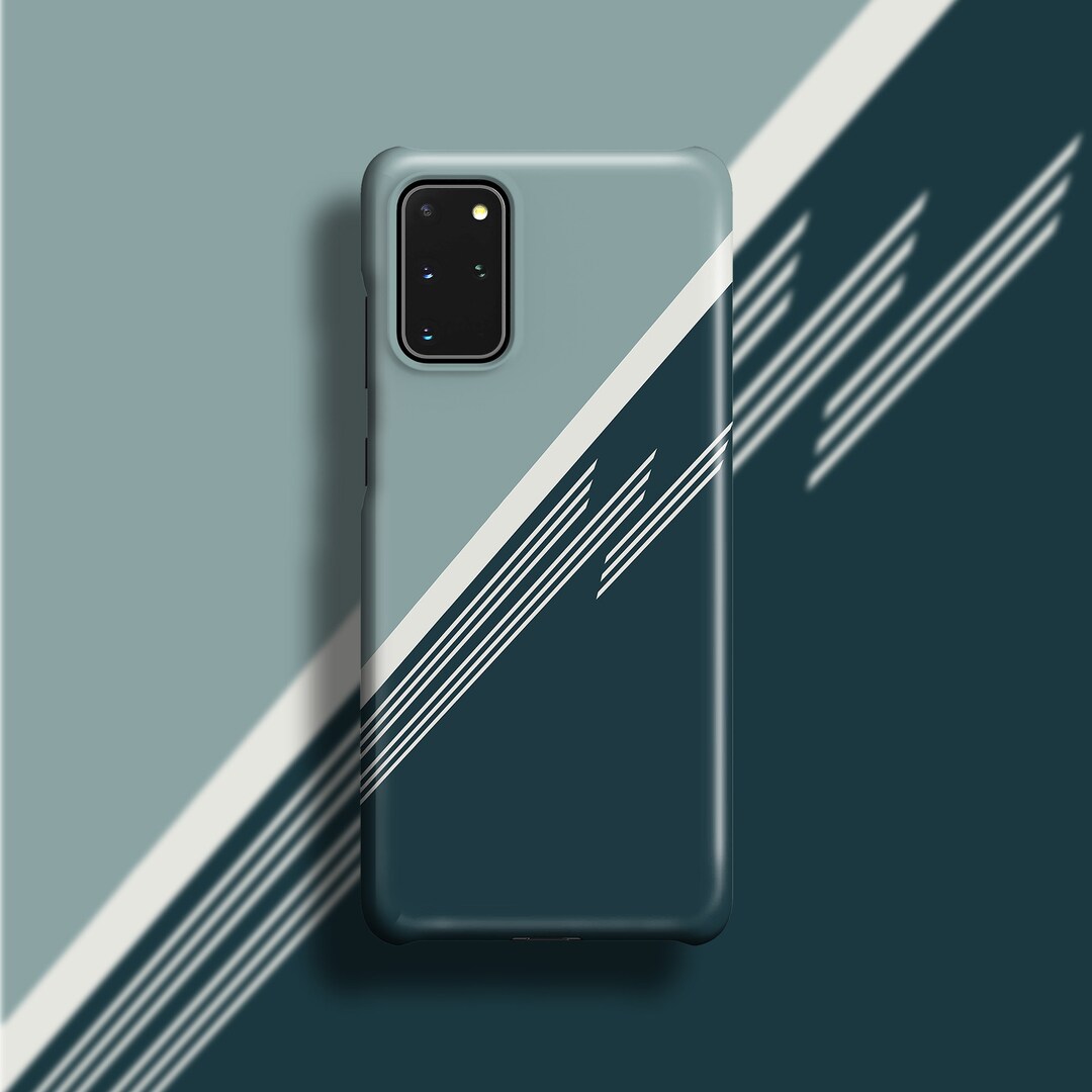 Retro Speed Blue Phone Case - for Samsung Galaxy S25 Ultra S24 Plus S23 ...